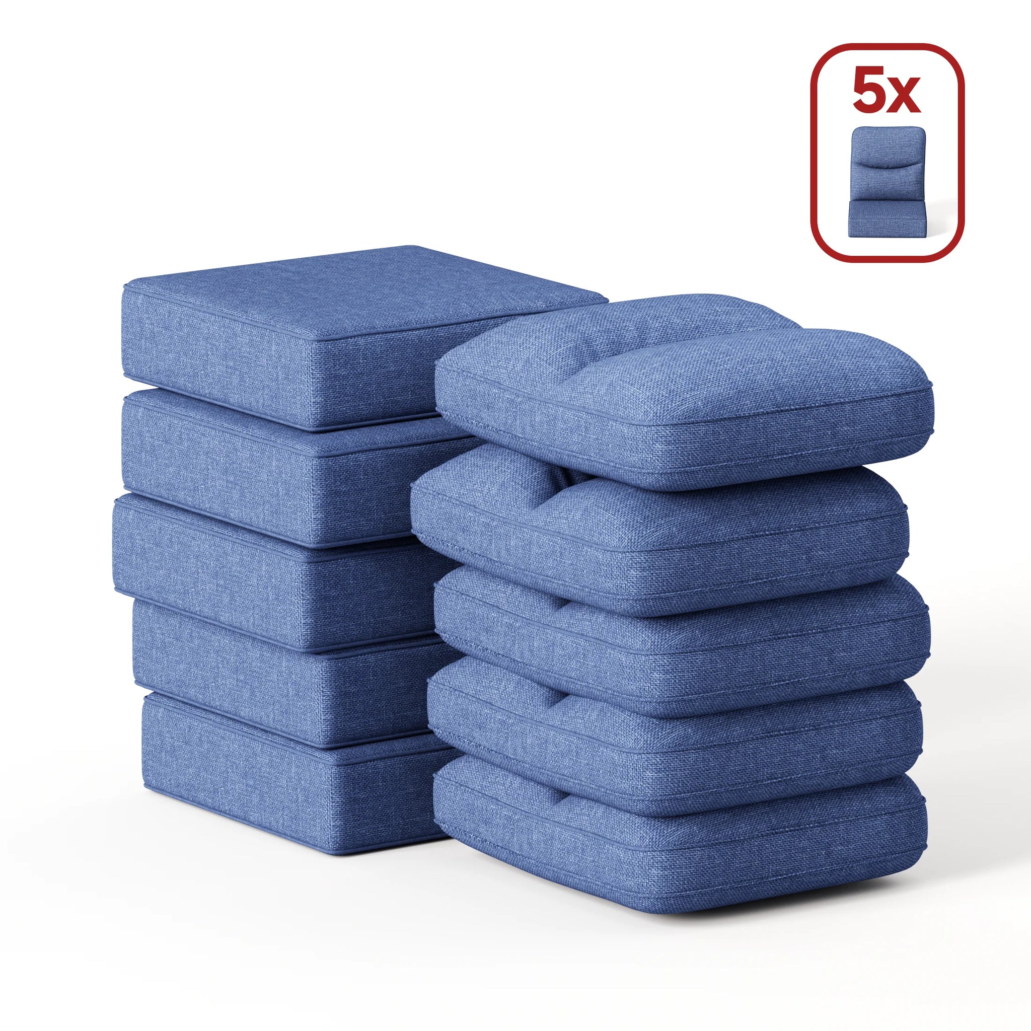 5 pieces 6 Inch Thick Cushions