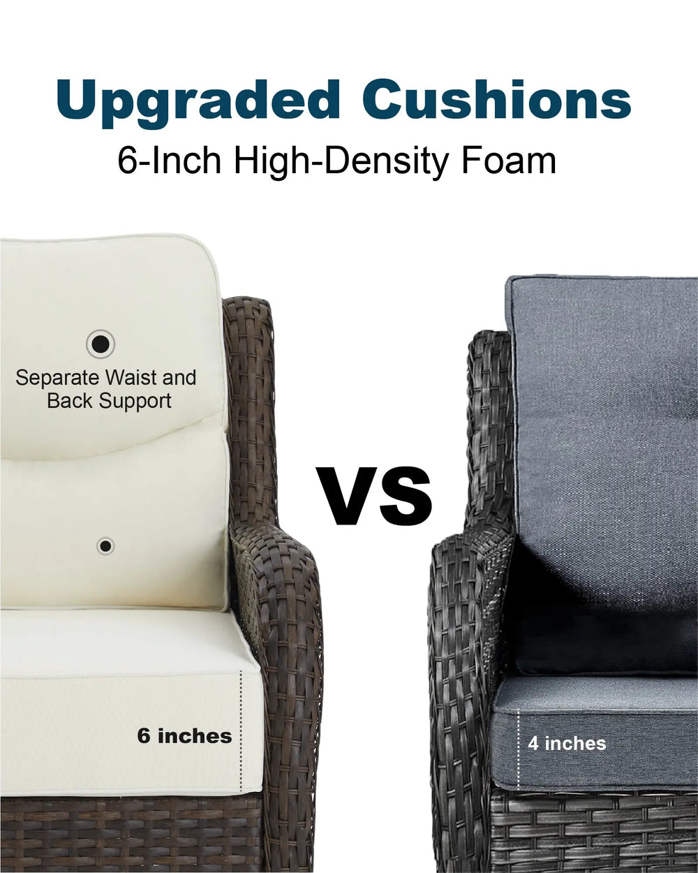 Hawthorne Swivel Glider Chairs Conversation Set